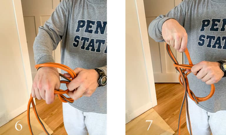 How to Organize Extension Cords - Make a Daisy Chain! - List in Progress